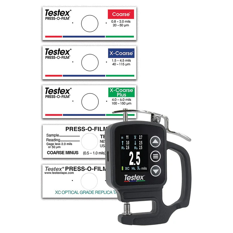 Certified Testex RTKIT Digital Micrometer Kit – Surface Profile ...