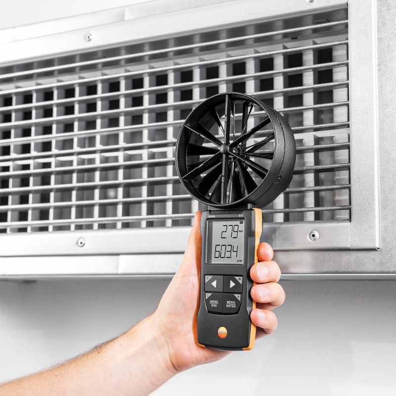testo 417 Digital 100 mm Vane Anemometer - Advanced Tools