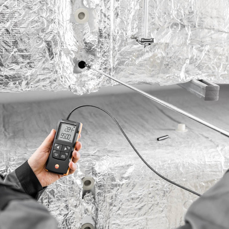 testo 425 Hot Wire Anemometer with Flow Probe - Advanced Tools